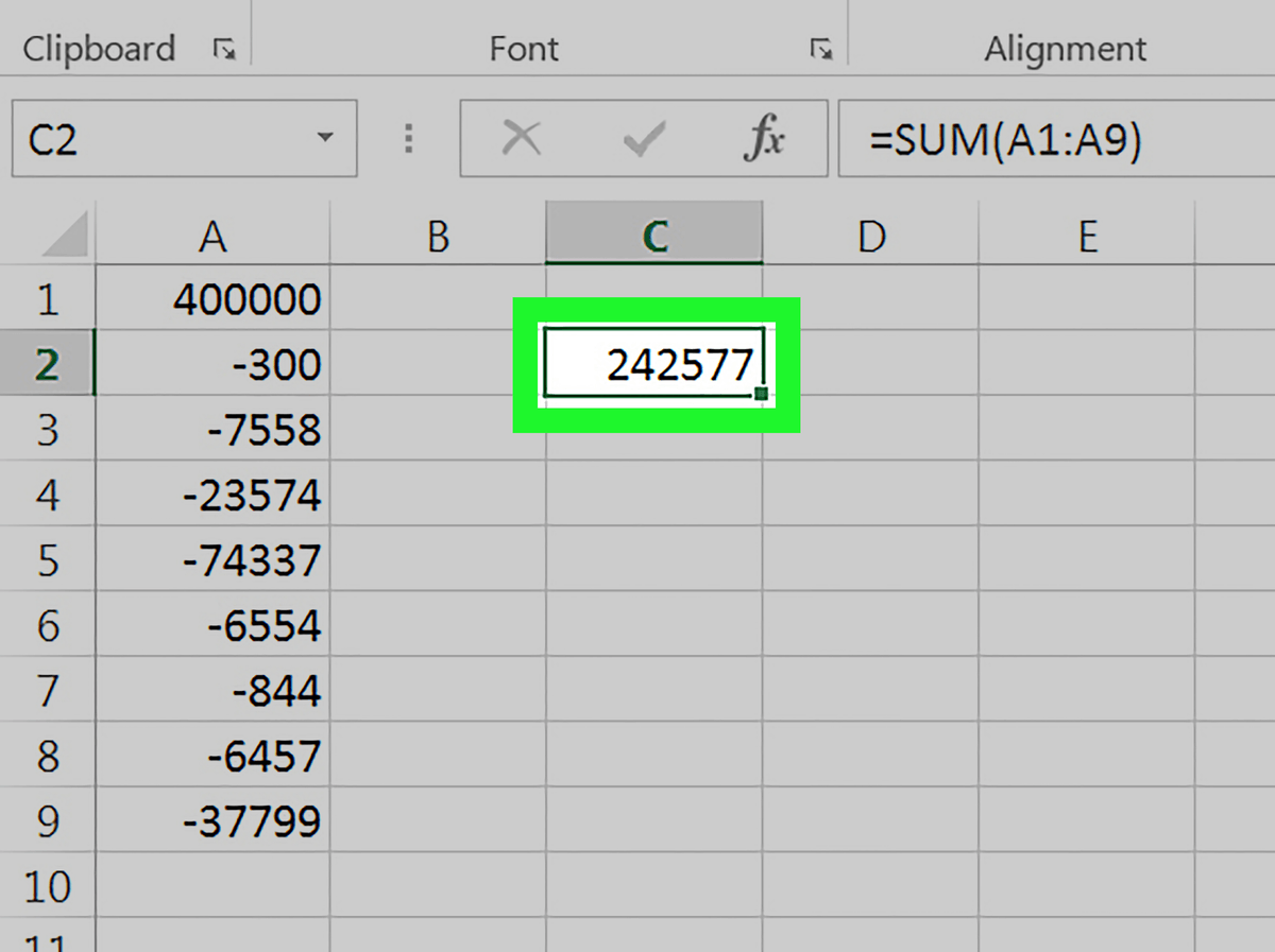 Excel formula to subtract a percentage