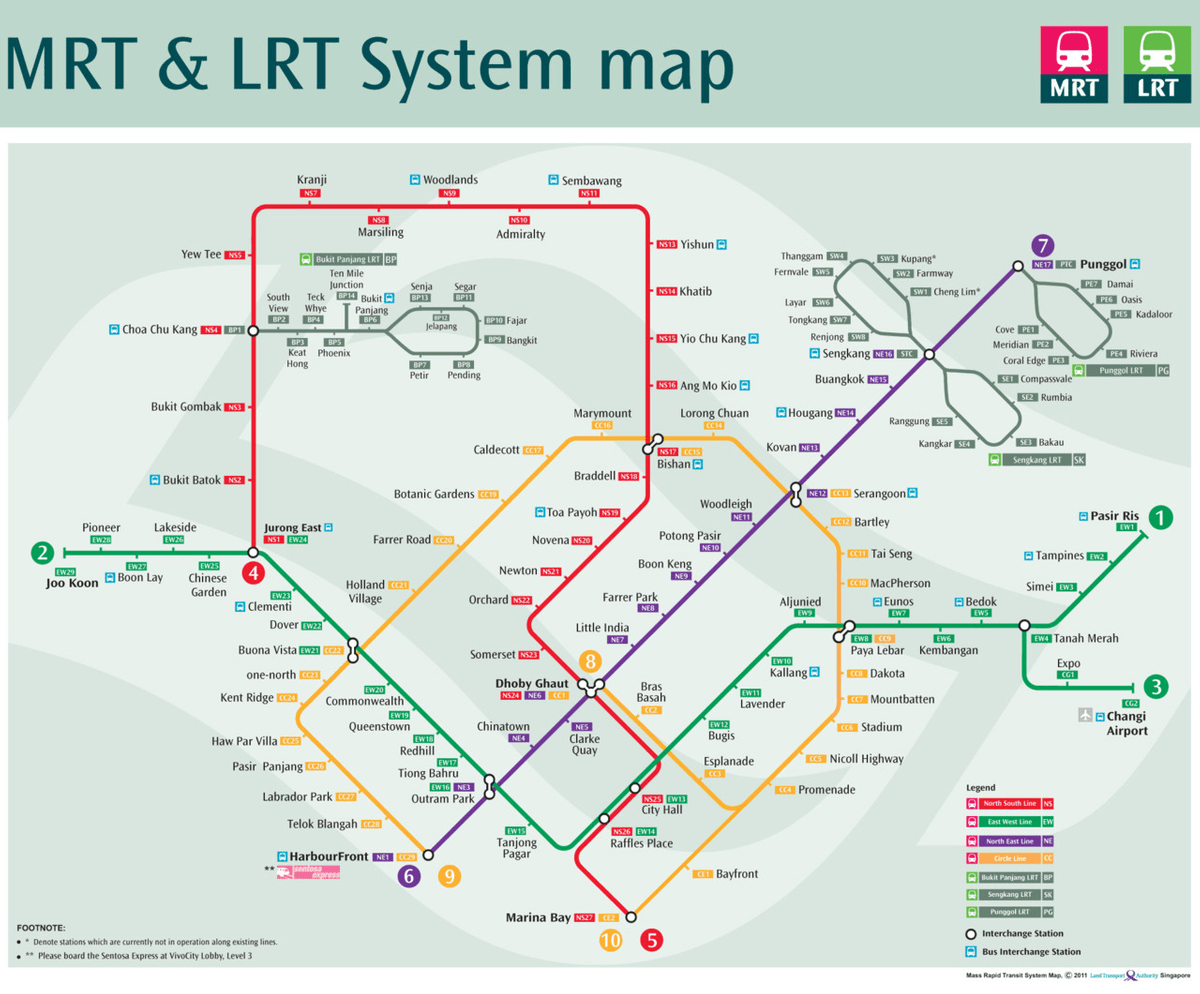 Singapore future mrt map 2050