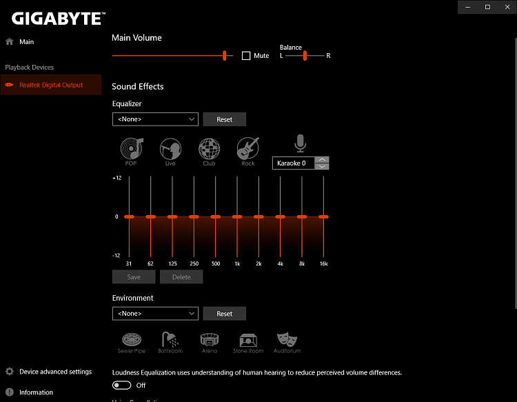 Gigabyte motherboard keeps realtek hd audio manager