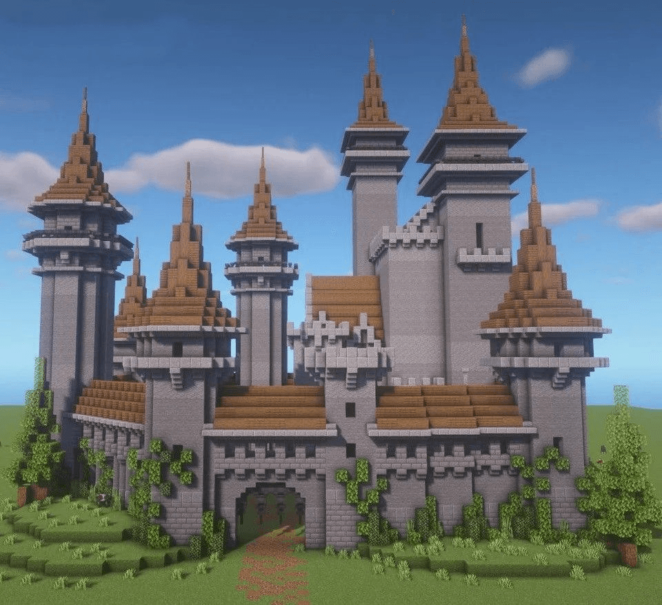 Cool castle in minecraft map download