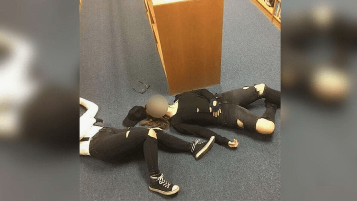 Bodies columbine crime scene photos