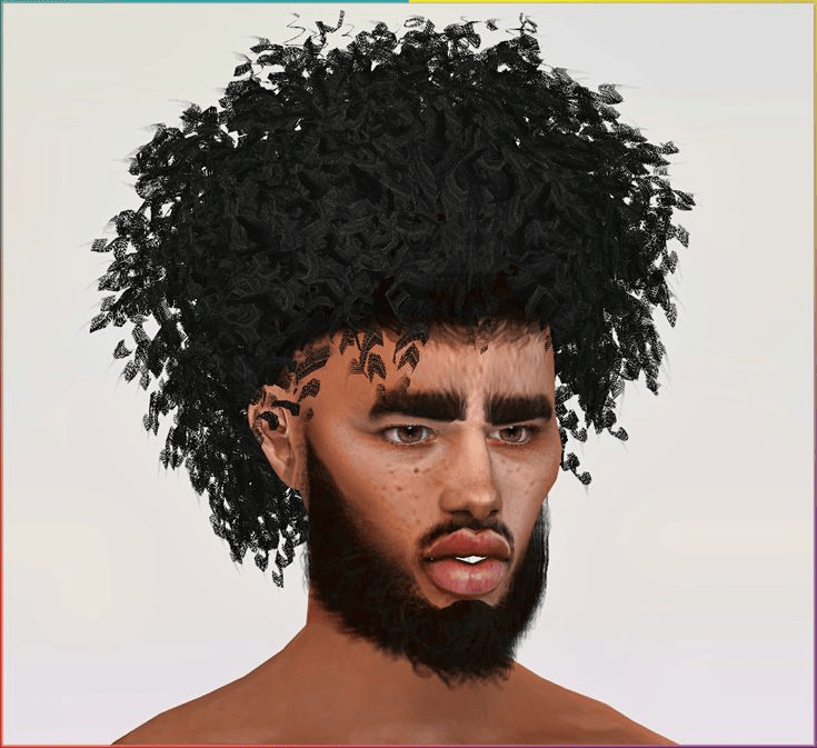 Sims 4 clay male hair