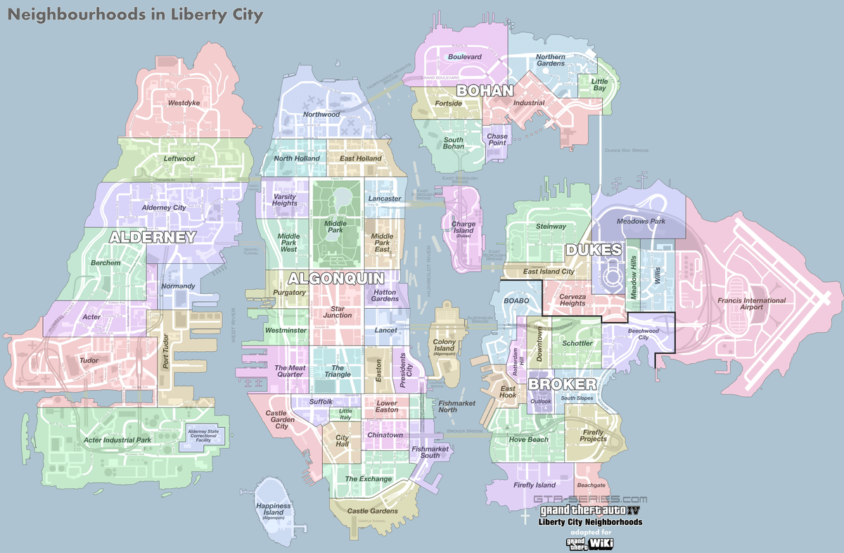 Liberty city map for gta v