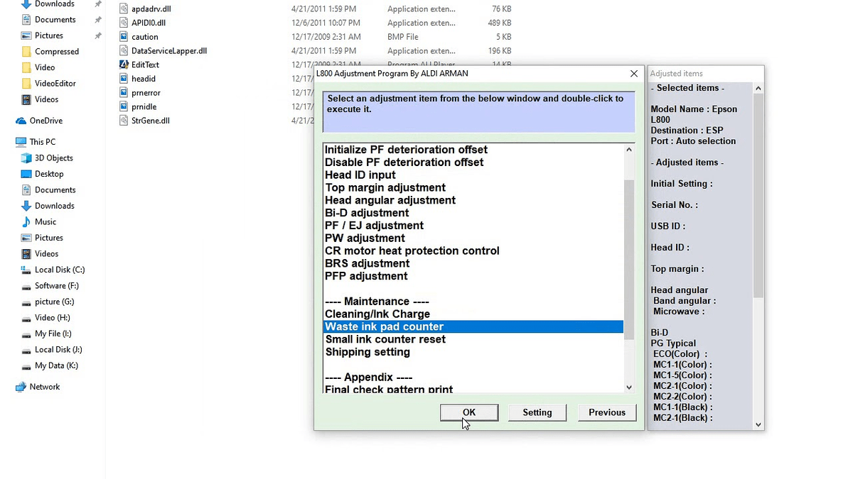Epson adjustment program xp 320 gratis
