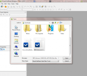 How to open vce file in pdf