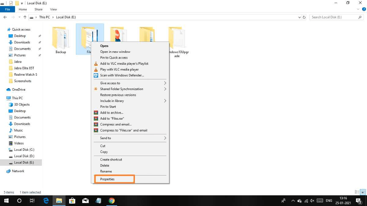 How to create hidden folder windows 10
