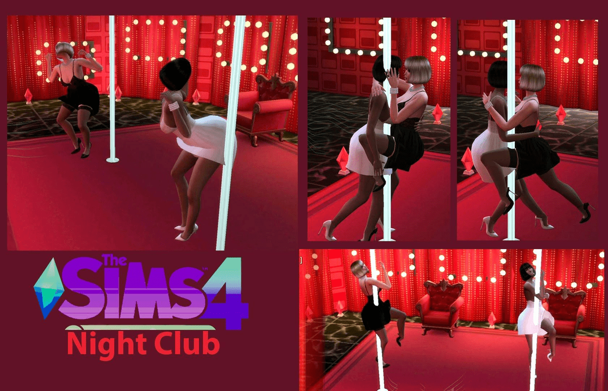 sims pole dance