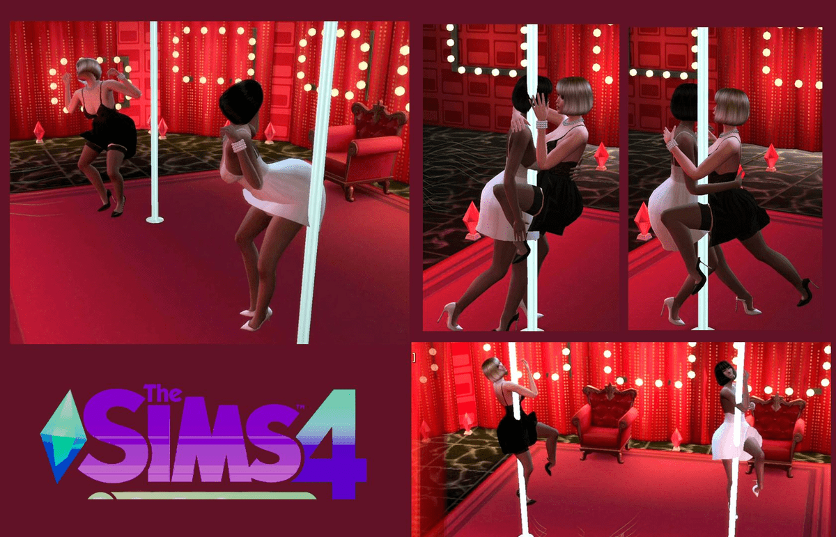 pole dance sims 4