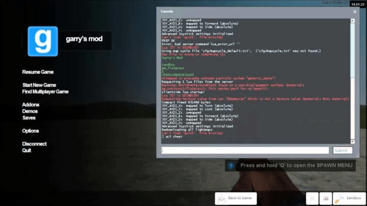 How to spawn items in gmod