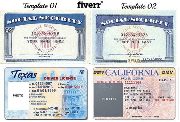 Washington state temporary driver's license template