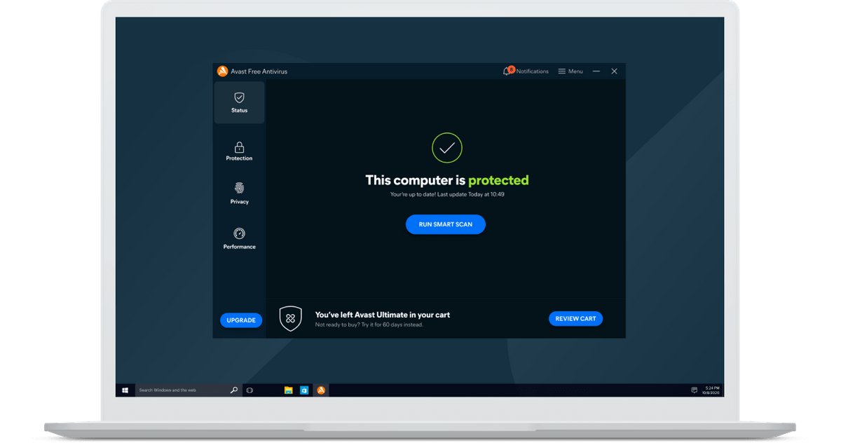 Avast enable rootkit scan on system startup