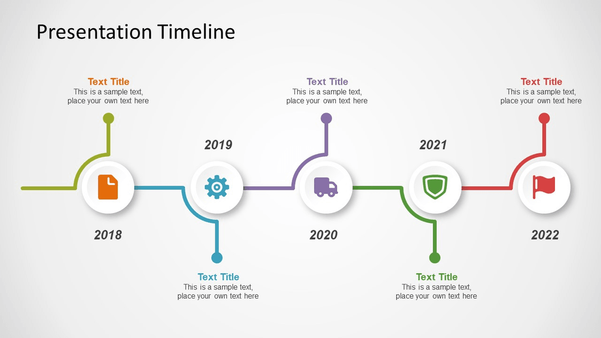 How create timeline in powerpoint