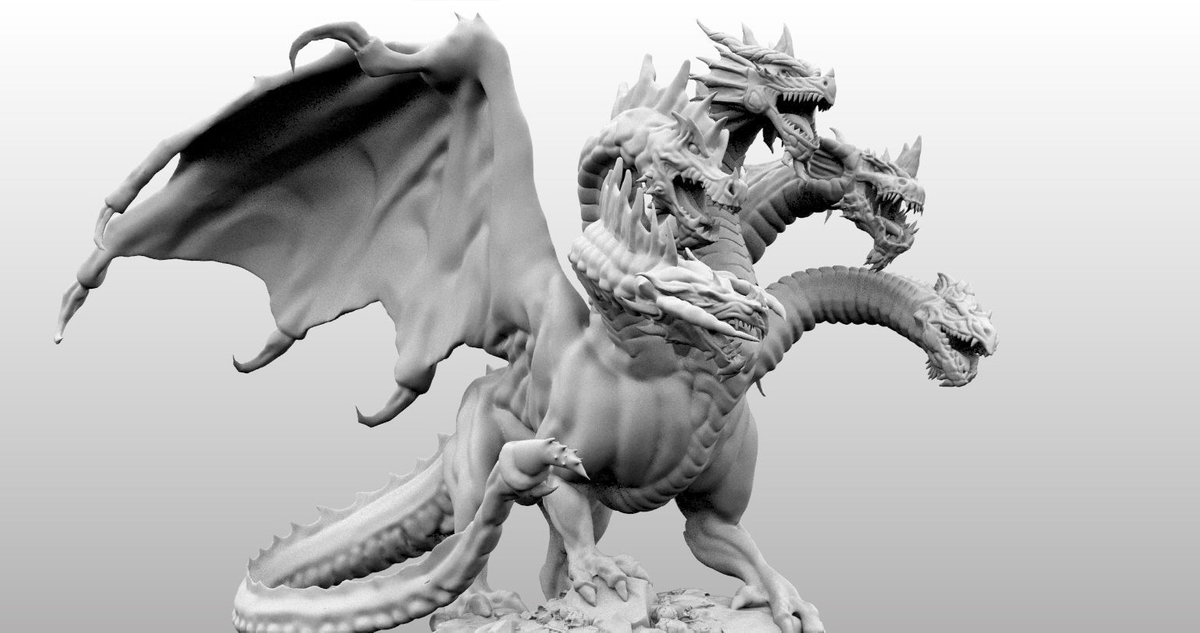 Free dragon 3d model stl
