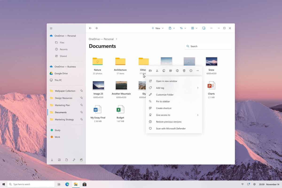 Windows 10 merge folders