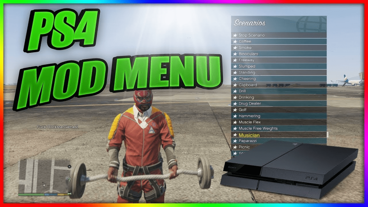 Gta 5 online mod menu ps4 2018