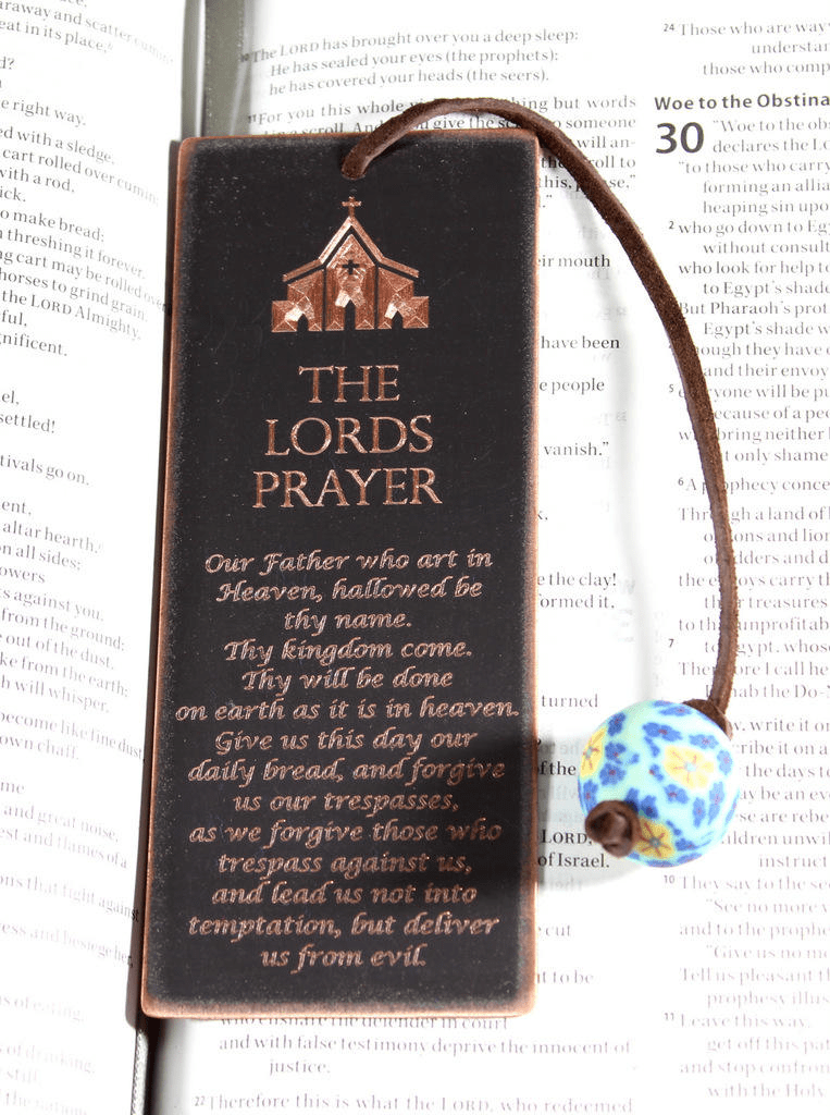 Lord's prayer bookmark craft