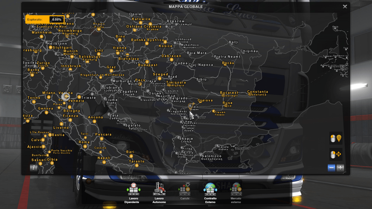 Euro truck simulator 2 mega map