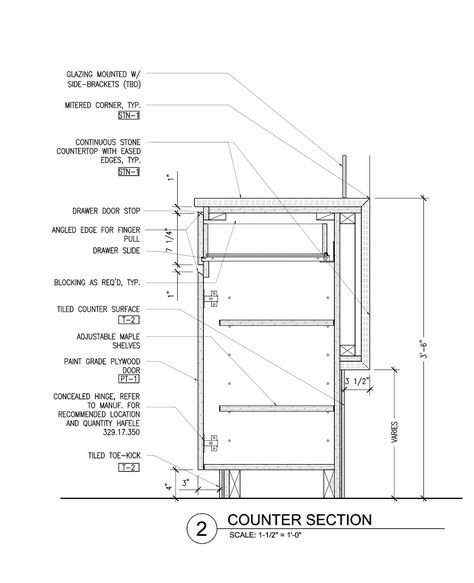 bank counter design plan