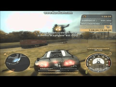 Helicopter in pursuit mod nfs carbon