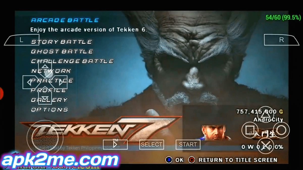 Tekken 7 ppsspp gold iso download