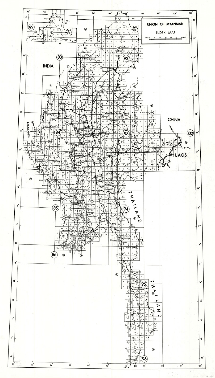 Myanmar utm maps software