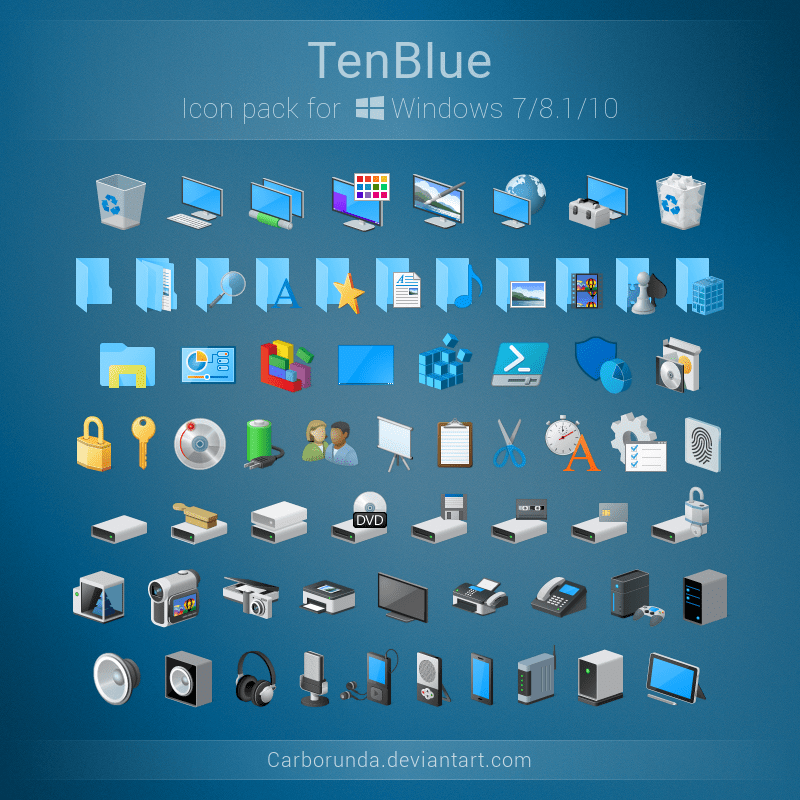 Icon themes for windows 10