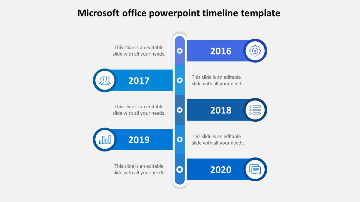 powerpoint timeline template microsoft