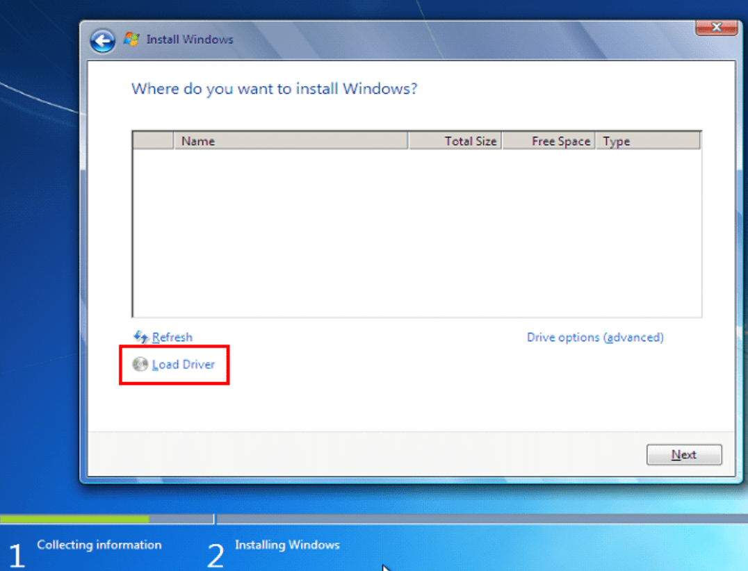 Windows won t install on ssd