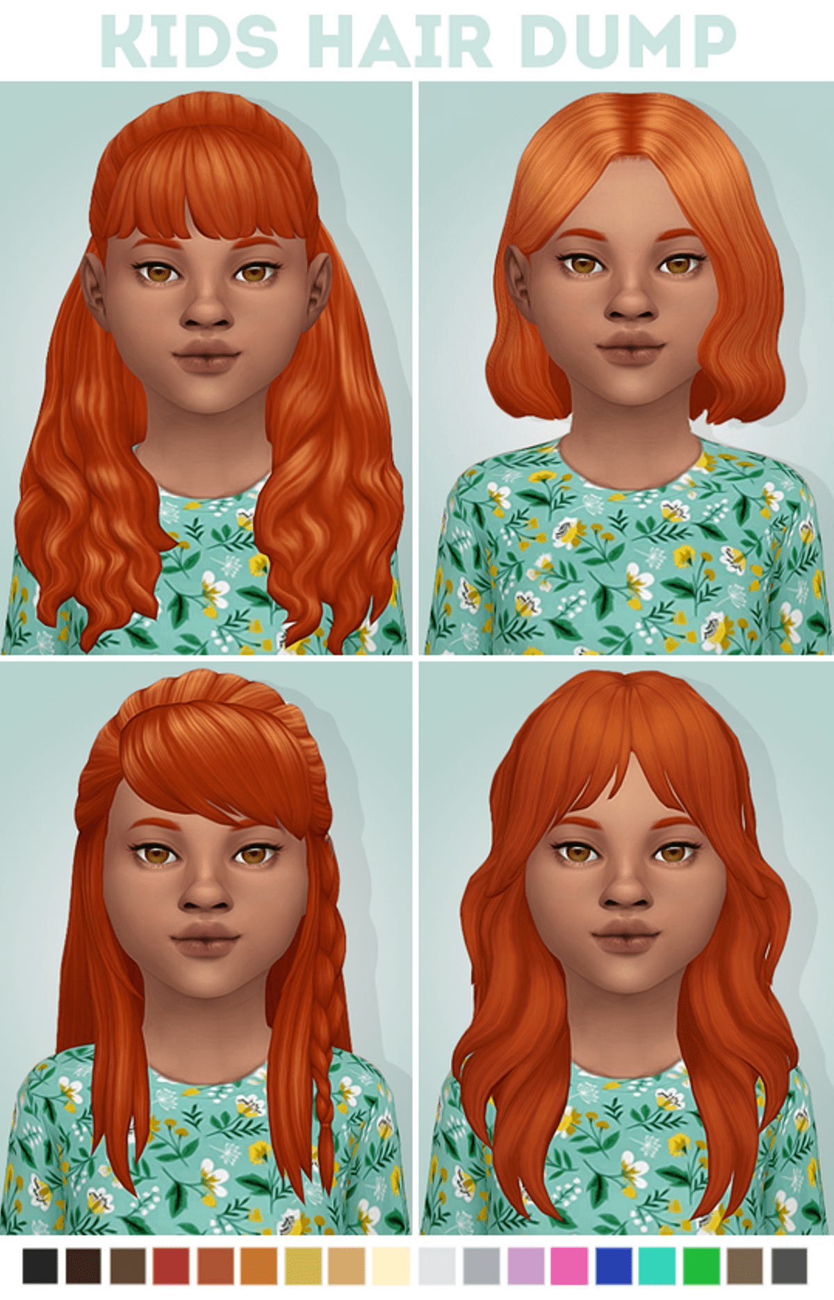 The Sims 4 Cc Child Hair Maxis Match Cc - Infoupdate.org