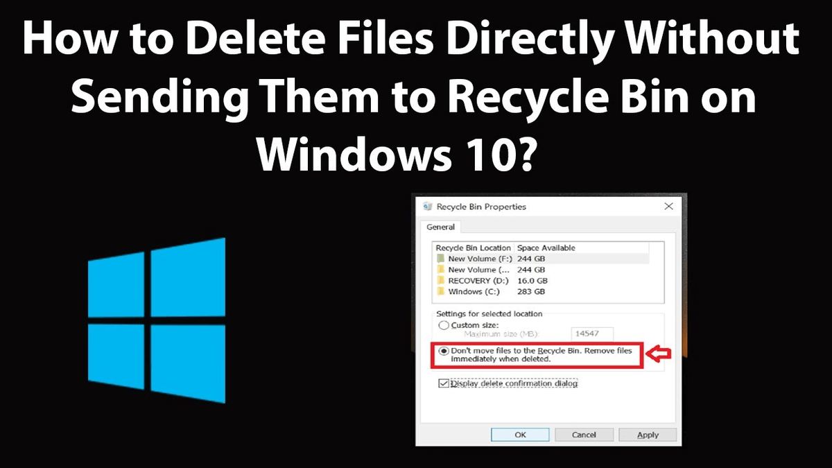 Can you delete recycle bin