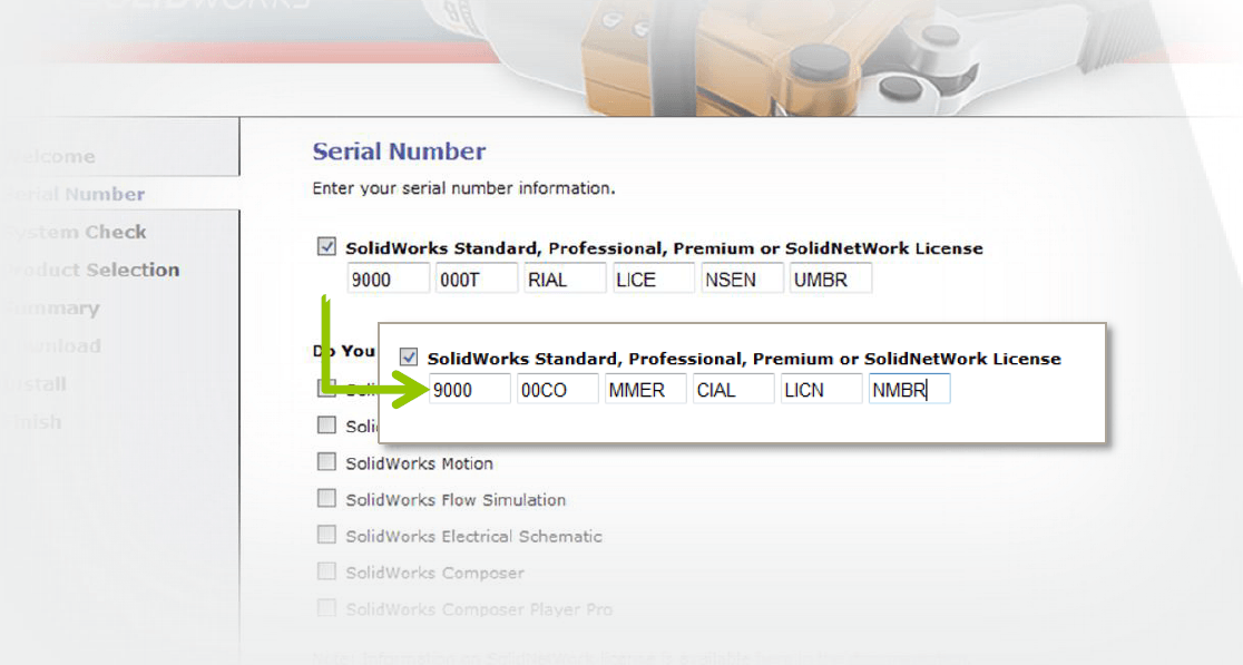Solidworks serial key