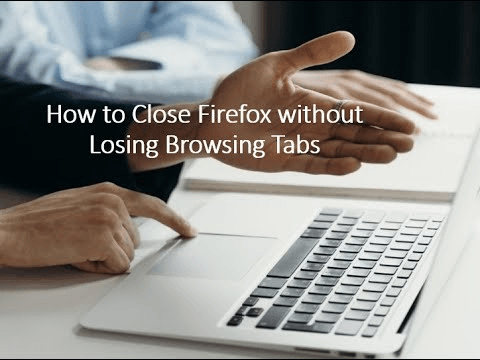 Restart firefox without losing tabs
