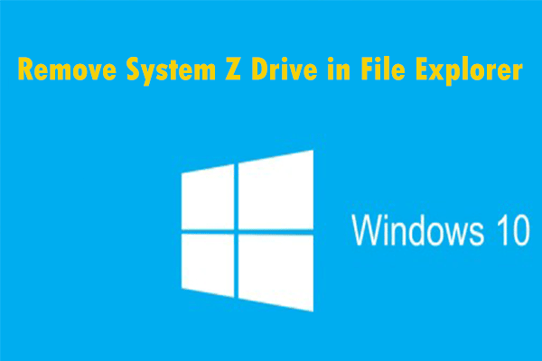 Windows 10 z drive