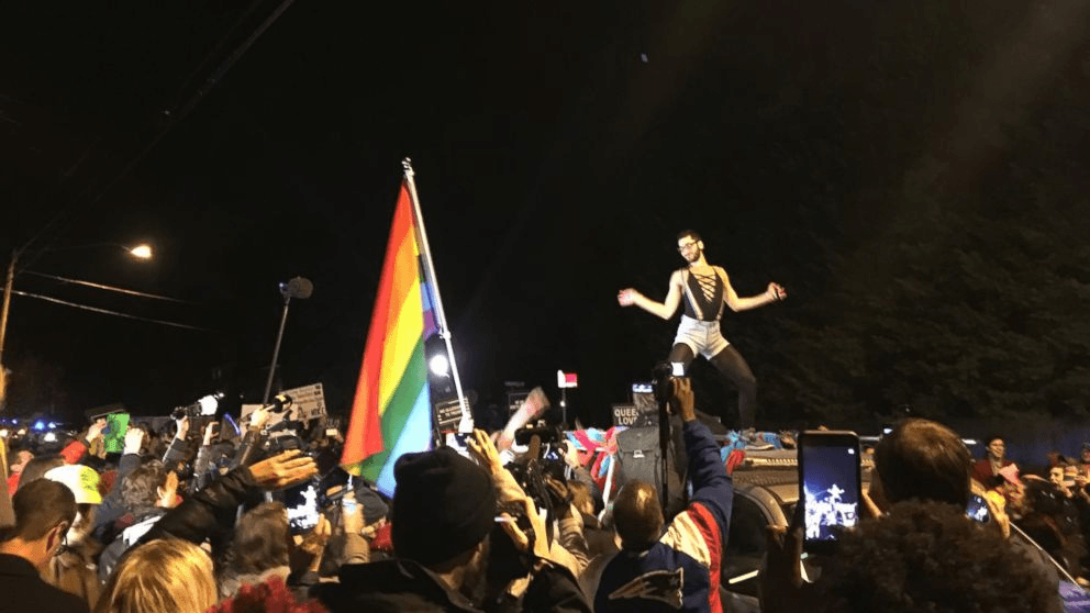 Pence says no gay pride flags