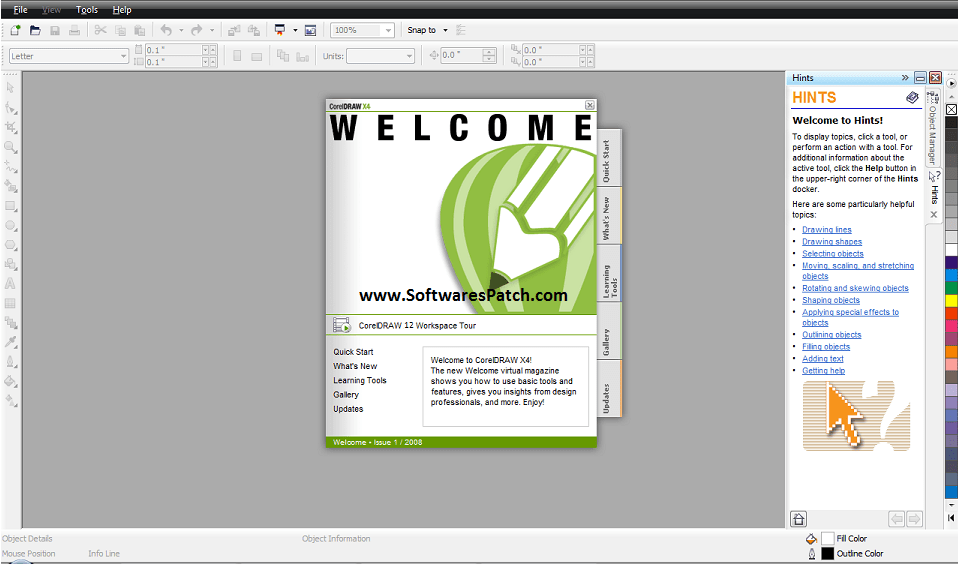 how to draw a heart in coreldraw x5
