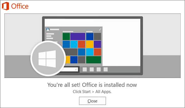 Load microsoft office 2019