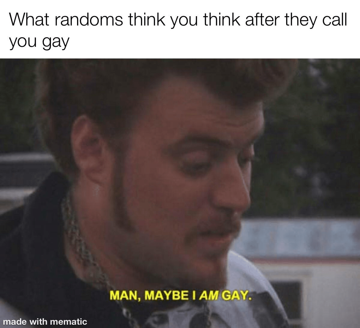 When you think gay youre gay meme