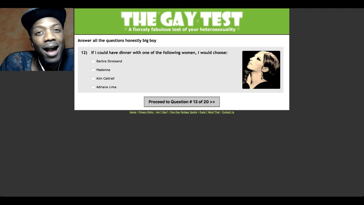 See if im gay test