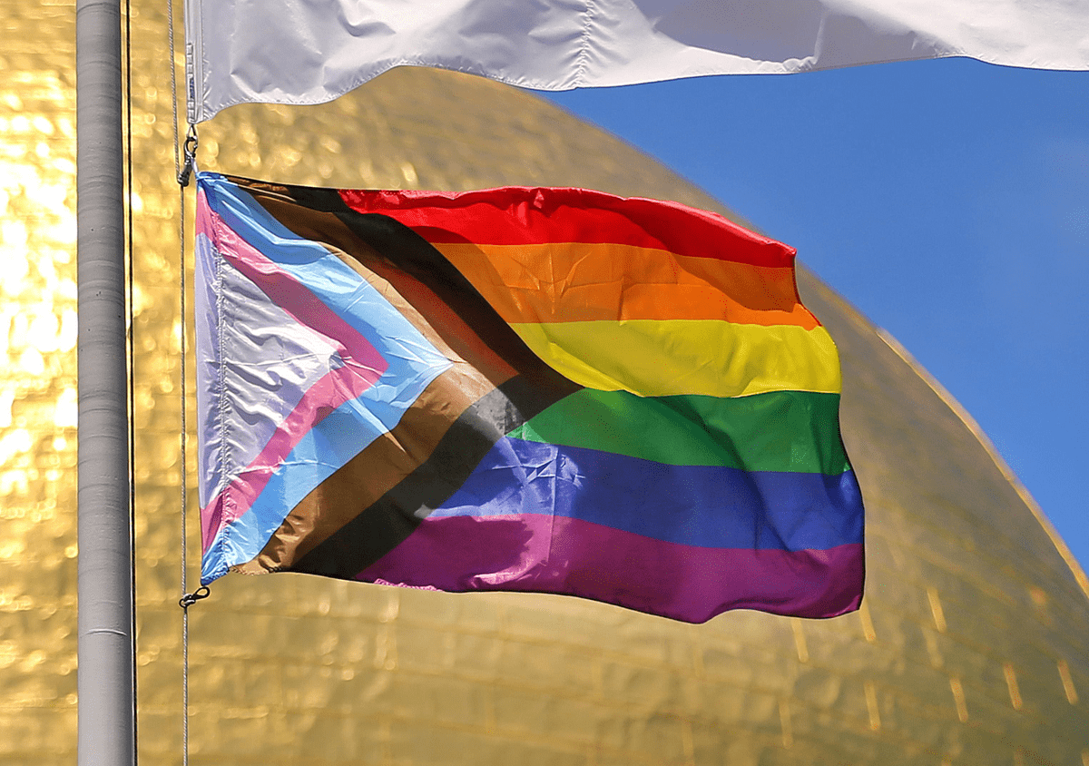 The gay flag color meaning