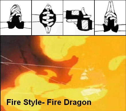 different fire jutsu