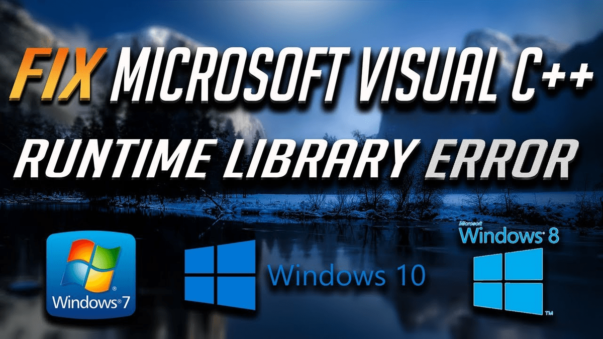Microsoft visual c++ runtime library