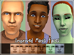 Sims 2 skin default replacement