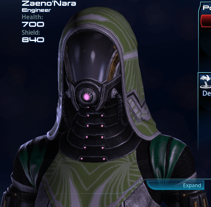 Mass effect 1 quarian armor