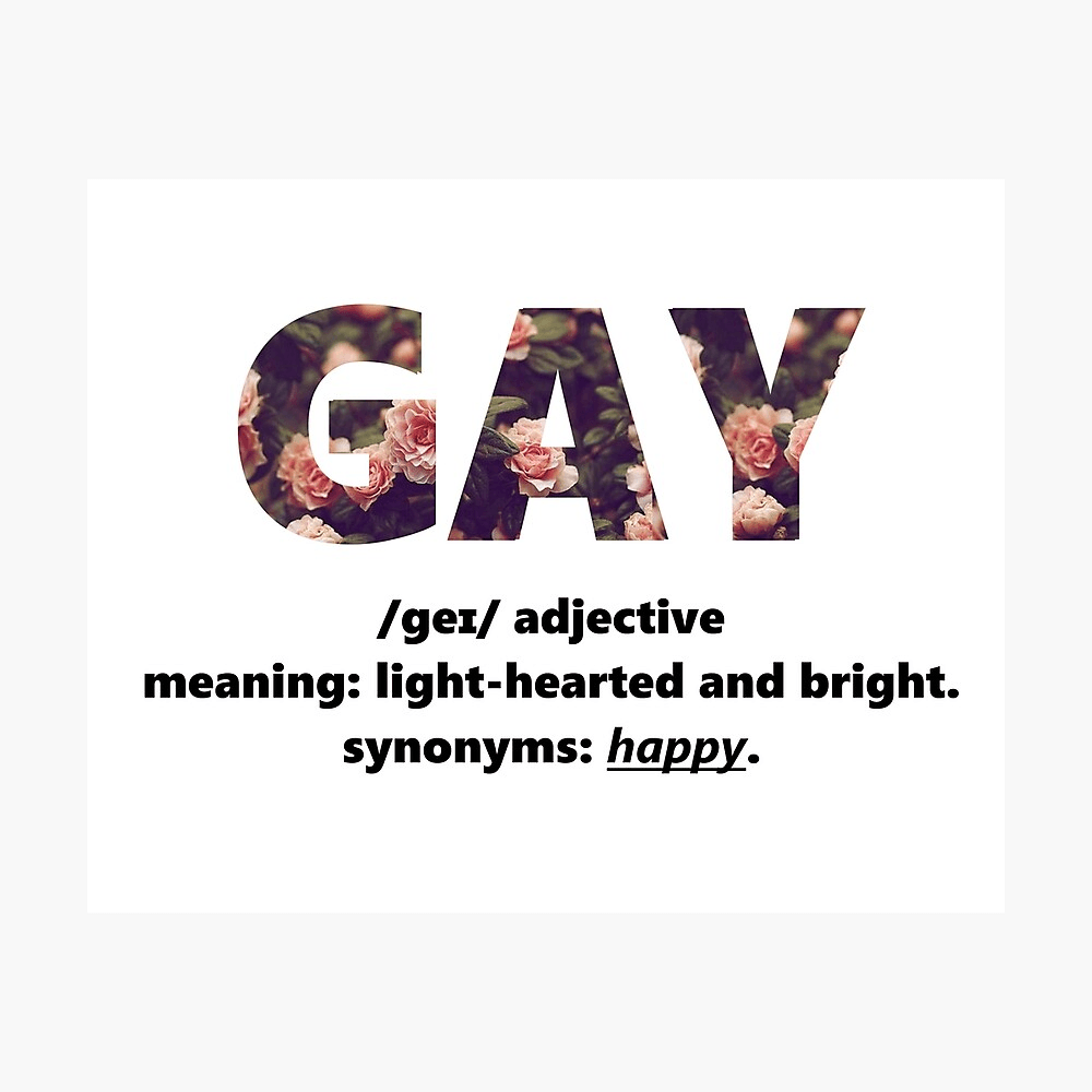 Gay definition qwhere