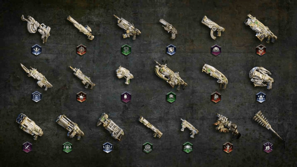 war weapons list