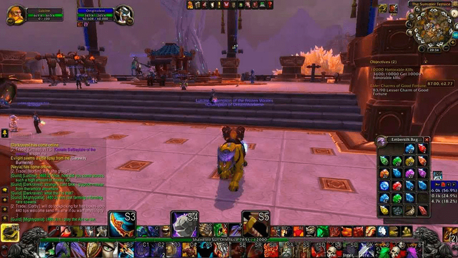 bartender wow commands