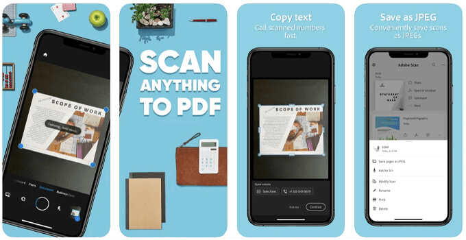 How to save a scan as a jpeg