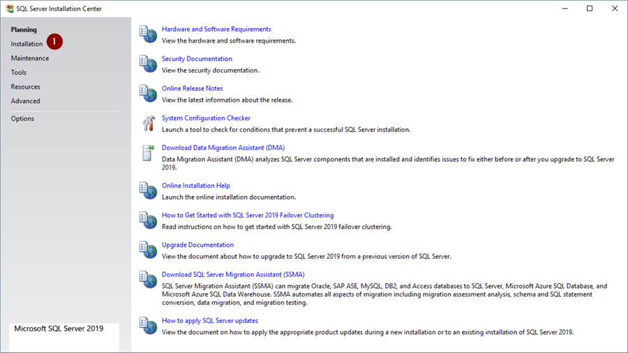 Cara instal sql server 2019