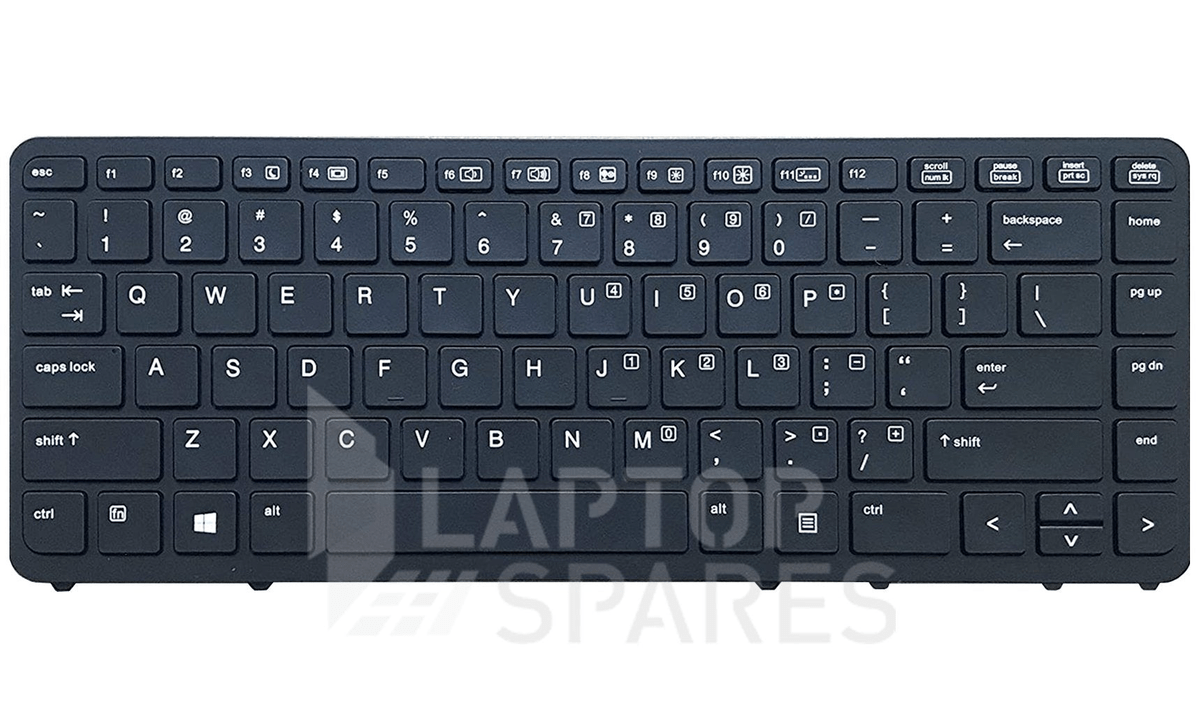 Laptop with backlit keyboard