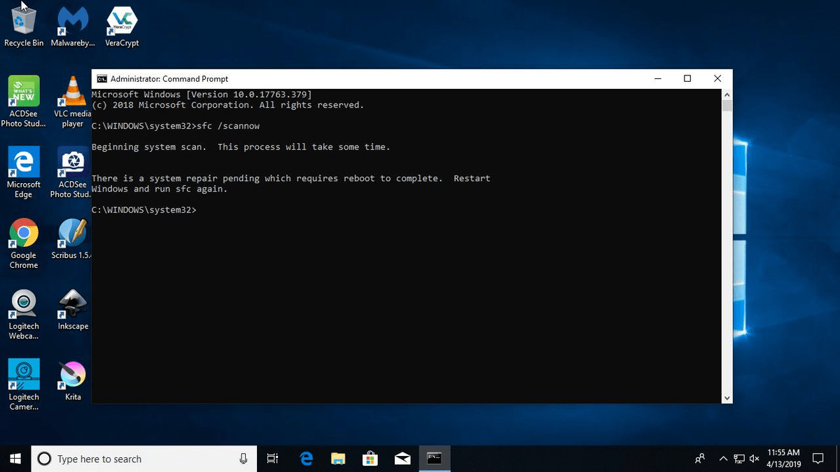 Windows 10 stuck on repairing disk errors
